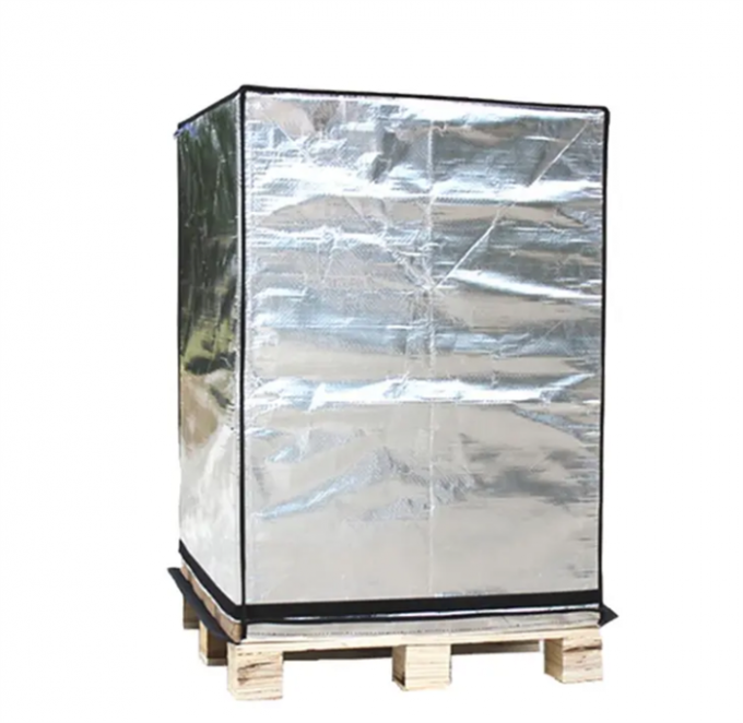 0.5-50mm Insulated Pallet Cover Lined With Aluminum Foil Insulation Blanket